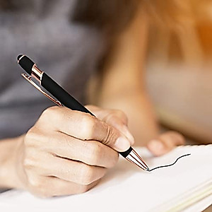 MESHELEY Personalized Pens Custom with Name Text in Bulk 100 Customized Ballpoint Pens with Free Engraving Gift for Women Men Business Wedding Graduation Baby Shower