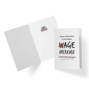 Funny Birthday Card For Men and Women, Large 5.5 x 8.5 Happy Birthday Card For Husband, Birthday Card For Brother - Birthday Card For Sister, Mom, Dad - Karto - Wage