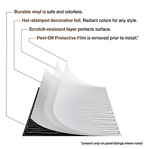 FASÄDE Flat Decorative Vinyl 2ft x 2ft Lay in Ceiling Panel in Polished Copper (5 Pack)