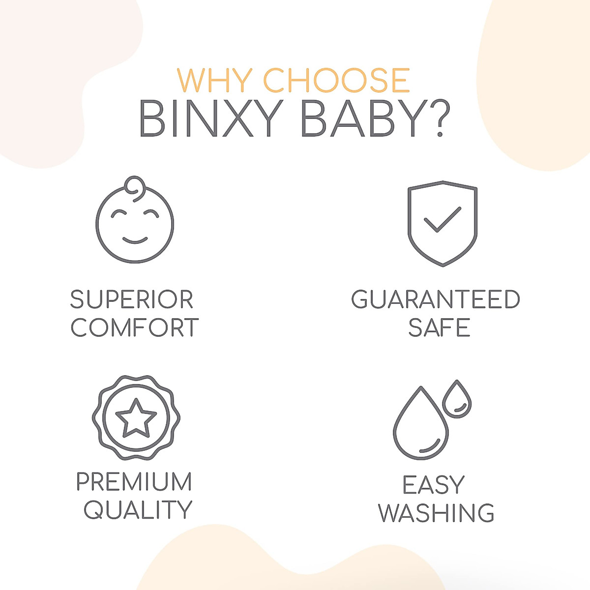 Binxy Baby Shopping Cart Hammock for Infants and Toddlers, Babies, for All Car Seat Models, Grocery, Capacity of up to 50 lbs, Little Arrow