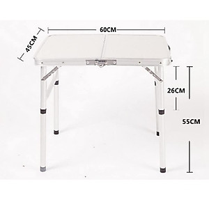 DOUBAO Foldable Portable Table Outdoor Furniture Picnic Computer Bed Tables Light Folding Desk Aluminium Alloy