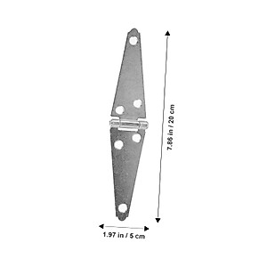 2pcs Door Hinge Wood Fence Hinge Gate Kit Heavy Duty Hinges Gate Hinges for Wooden Fences Heavy Duty Heavy Strap Hinge Gate Kit for Wooden Fence Wood Gate Hinges Strap Gate Hinges