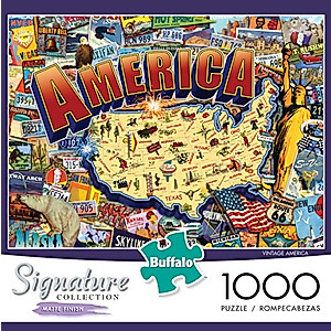 Buffalo Games - Signature Collection - Vintage America - 1000 Piece Jigsaw Puzzle