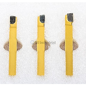 20 PC 1/4" C2 & C6 Carbide-Tipped Tool BIT Set Single Point BRAZED Lathe KIT