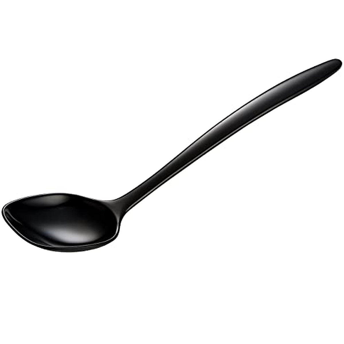 Gourmac Hutzler 12 Inch Melamine Spoon, Black