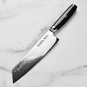 Enso SG2 Kiritsuke Knife - Made in Japan - 101 Layer Stainless Damascus, 8"