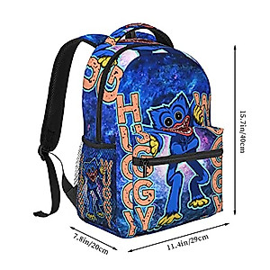 JOGB Blue Backpack Laptop Backpack Lightweight Casual Travel Daypack