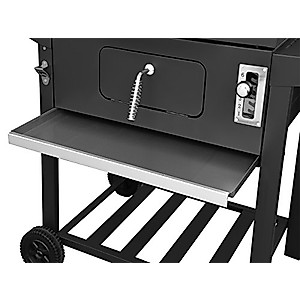 Royal Gourmet CD1824AC 24 Inch Charcoal Grill BBQ Outdoor Picnic, Patio Backyard Cooking, with Cover, Black