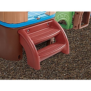 Step2 Clubhouse Climber Playset – Toddler Play Gym with Elevated Clubhouse, Two Slides, Bridge, and Crawl-Through Tunnel