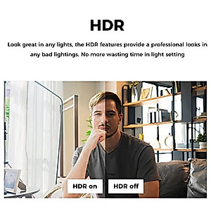 OBSBOT Meet Webcam 1080P Ultra HD AI-Powered Webcam 1080P Video Conference Camera with AI Auto Framing Auto-Focus HDR & 2X Digital Zoom