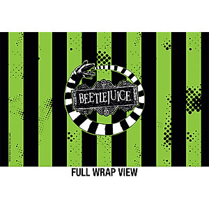 Beetlejuice OFFICIAL Beetle Worm 18 oz Insulated Water Bottle, Leak Resistant, Vacuum Insulated Stainless Steel with 2-in-1 Loop Cap