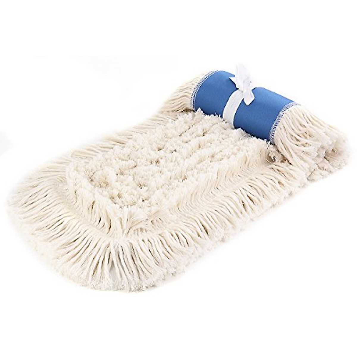 24 Inch Industrial Strength Cotton Dust Mop Head Refill, Replacement Head for Home, Industrial and Commercial Use, Fits Standard Size Mop Frame 1pc
