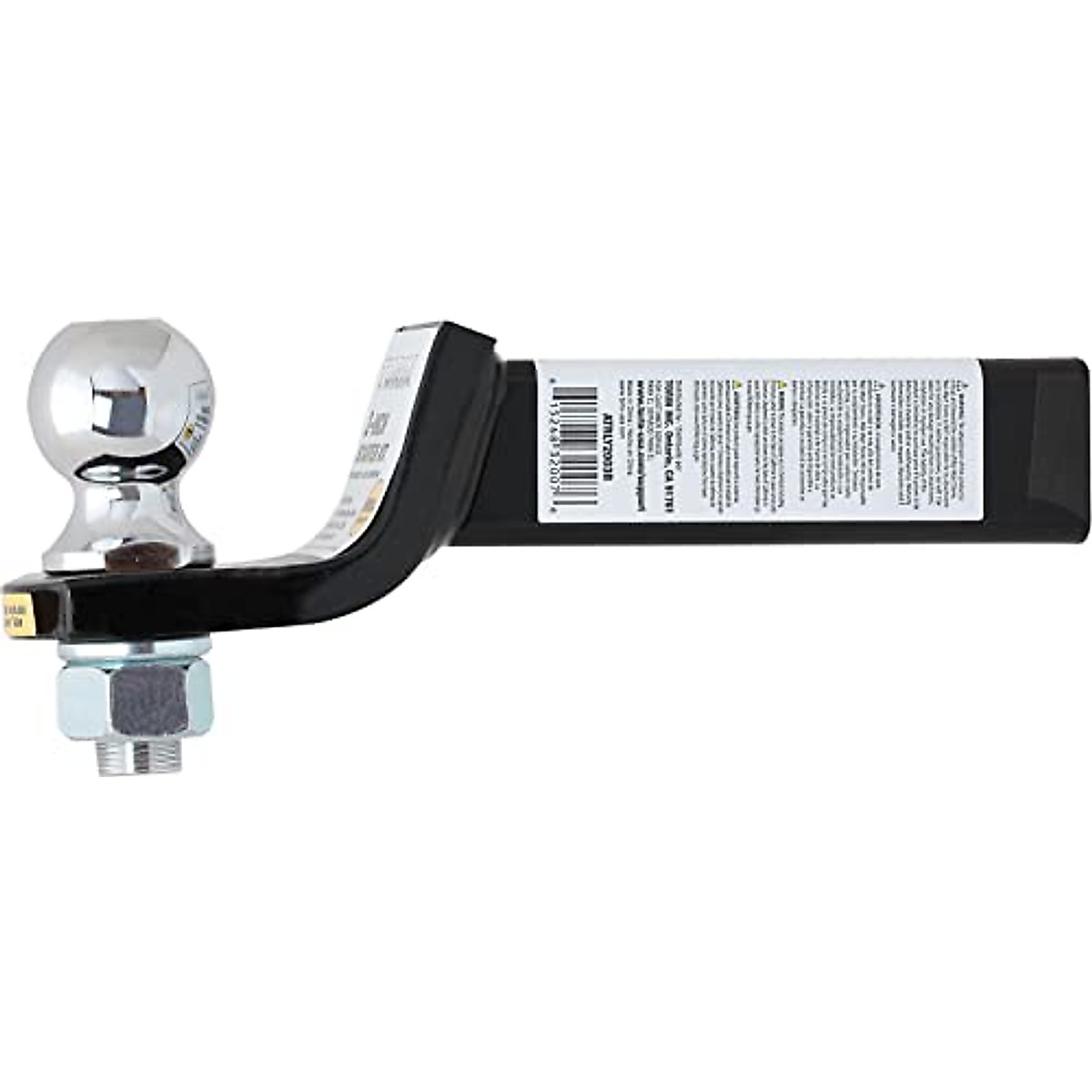 Torin ATRLY2003B Trailer Hitch Mount and Ball: 7,500 lb Capacity