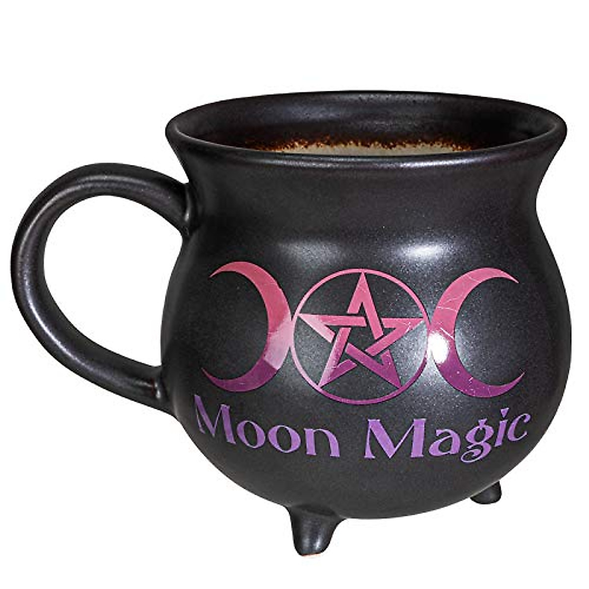 Pacific Giftware Moon Magic Witch Cauldron Glazing Ceramic Porcelain Coffee Mug Soup Bowl