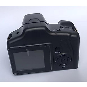 数码摄像机低价单品1600万像素高清家用小单反 (黑色单反+广角镜, 4GB)