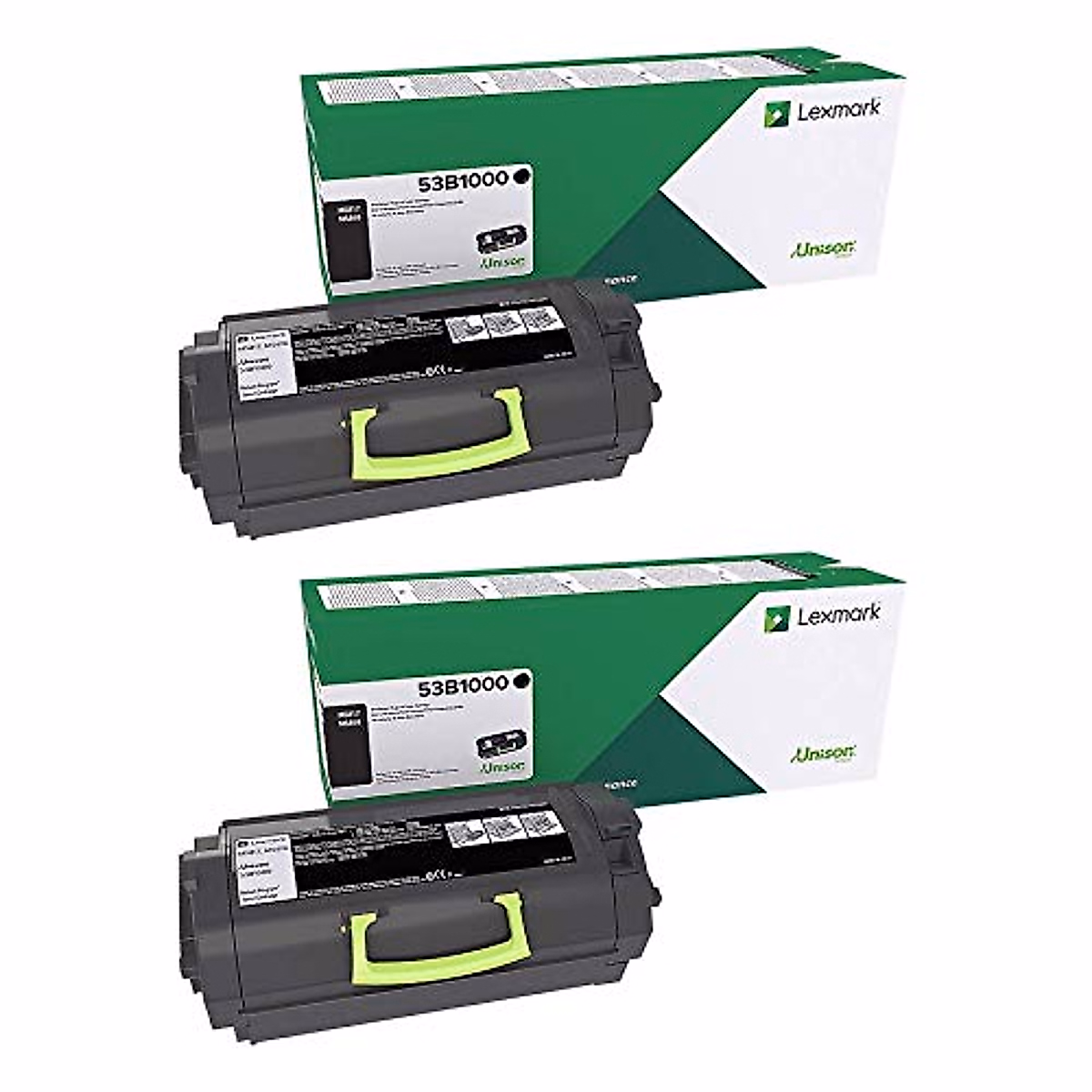 Lexmark 53B1000 MS817 Black Toner Cartridge 2-Pack