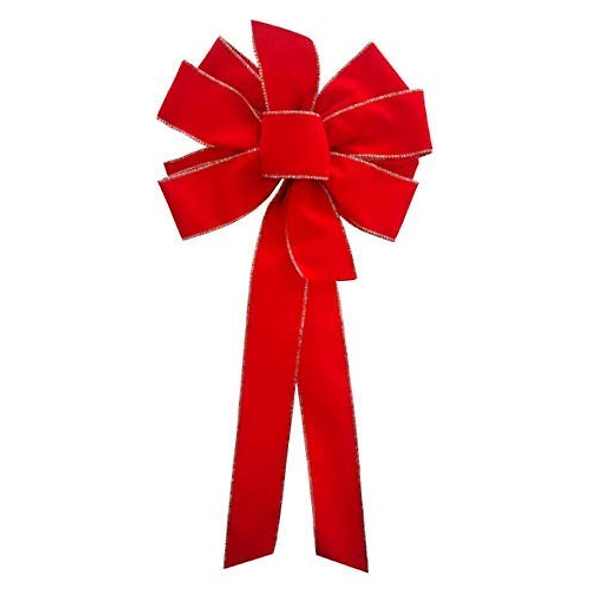 36-Pack Christmas Bows | 6.99 Bulk Pack | 10x26" Premium Handmade | Indoor Outdoor Christmas Decor | The Handmade Bow