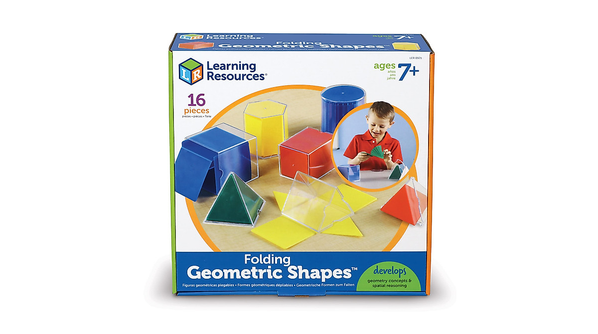 Learning Resources Folding Geometric Shapes - 16 Pieces