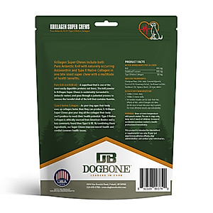 DogBone Krillagen Super Chews Dog Health Supplement | Dog Joint Supplement | Dog Health Supplies | Omega 3 for Dogs | Dog Supplements and Vitamins | Collagen Chews for Dogs| Krill for Dogs