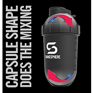 SHAKESPHERE Steel Protein Shaker Bottle - Insulated, BPA-Free, 24oz - Leak-Proof, Easy to Clean, No Mixer Ball Needed - Keeps Drinks Hot & Cold - Ideal for Shakes & Smoothies (Steel)