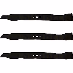 (3 Pack) Premium Medium Lift Replacement XHT Lawn Mower Blade Fits Husqvarna 539111878 | 21" x 2.25" / 0.625" Hole