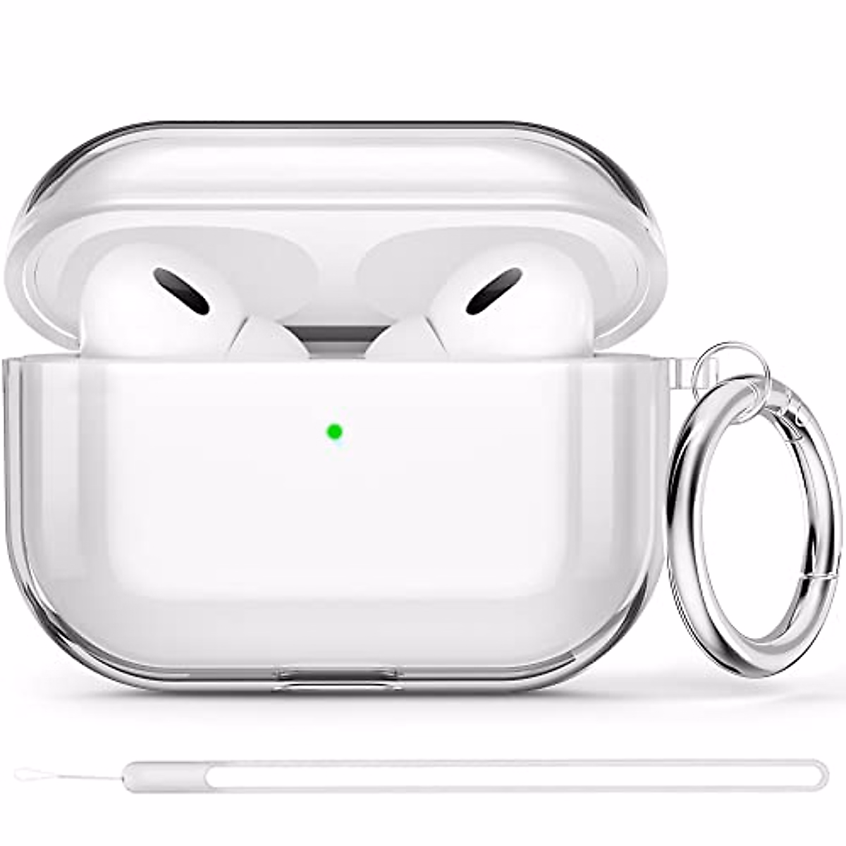 Valkit Compatible Airpods Pro 2nd Generation Case, Clear Soft TPU AirPods Pro 2 Case Cover for Women Men Transparent Protective Shockproof iPods Pro 2 Case Skin for Airpods Pro 2nd Gen 2022