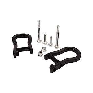 TOPAZ 84072463 Black Tow Hooks Kit Compatible with 2008-2019 Chevrolet Silverado 1500 GMC Sierra 1500