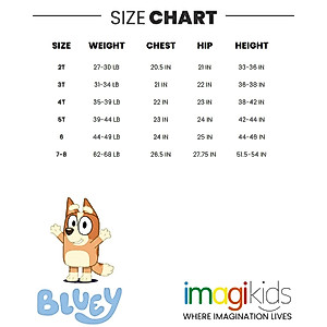 Bluey Bingo Toddler Boys Fleece Matching Family Pullover Hoodie 5T