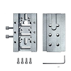 LASER TREE Liftable Laser Module Focus Adjustment Brackets, Laser Module Sliding Plate Z-Lift Laser Head Focusing Controller for Laser Engraver Laser Cutter