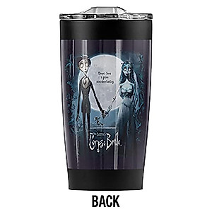Logovision Corpse Bride Bride Poster Stainless Steel Tumbler 20 oz Coffee Travel Mug/Cup, Vacuum Insulated & Double Wall with Leakproof Sliding Lid | Great for Hot Drinks and Cold Beverages