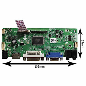 VSDISPLAY HD-MI DVI VGA Audio LCD Controller Board Work for 17" 4:3 1280x960 DV170YGM-N10 DV170YGZ-N10 LVDS LCD Screen