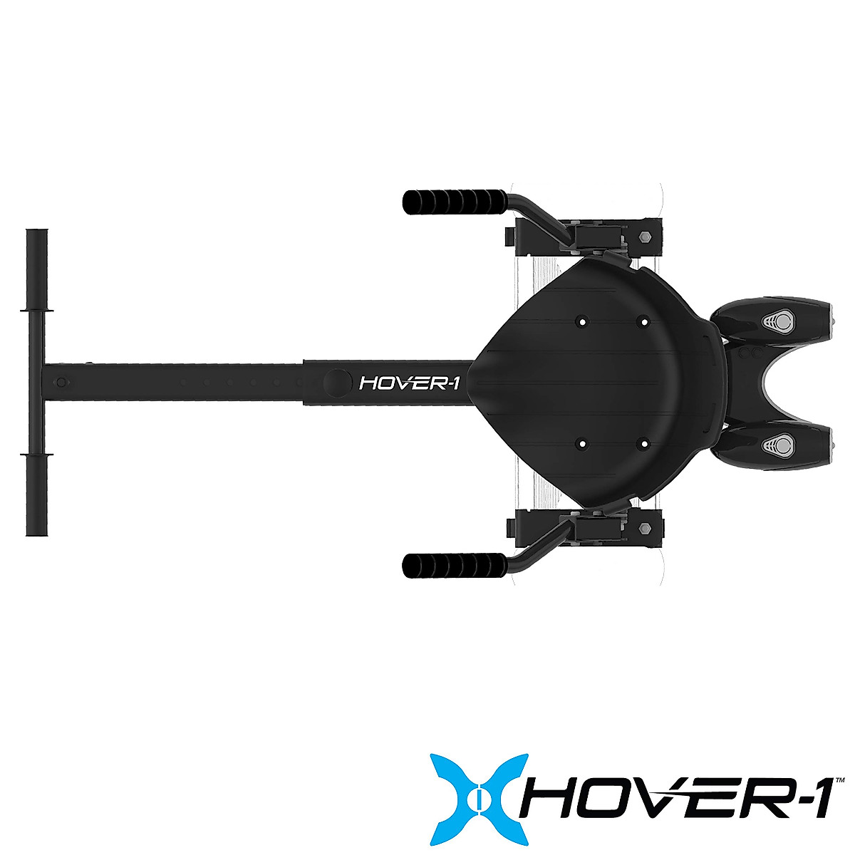 Hover-1 Falcon-1 Buggy Attachment | Turbo LED Lights, Compatible with All 6.5" & 8" Hoverboards, Hand-Operated Rear Wheel Control, Adjustable Frame, Easy Install