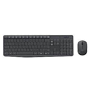 Logitech MK235 Wireless Keyboard and Mouse (Renewed)
