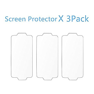 Aemus (3Pack) Compatible with Bandai Vital Bracelet BE Screen Protector For Digital Monster Digivice BE -VV- Protective Film HD Clear TPU Film