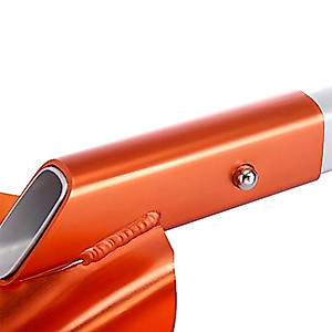 Abaodam Aluminum Snow Shovel Anti- Rust Explosion Proof Ice Scraper Snow Remover for Road Garden-