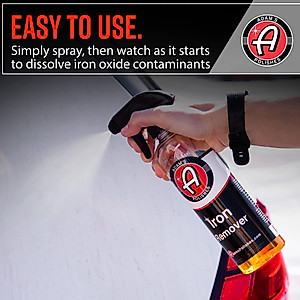 Adam's Polishes Iron Remover 5 Gallon - Iron Out Fallout Rust Remover Spray for Car Detailing | Remove Iron Particles in Car Paint, Motorcycle, RV & Boat | Use Before Clay Bar, Car Wax or Car Wash