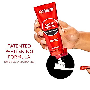 Colgate Optic White Pro Series Whitening Toothpaste with 5% Hydrogen Peroxide, Vividly Fresh, 3 Oz Tube