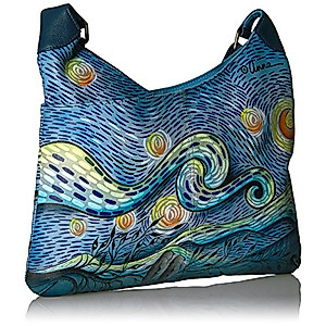 Anna by Anuschka V Top Multi-Compartment Crossbody, Love in Paris