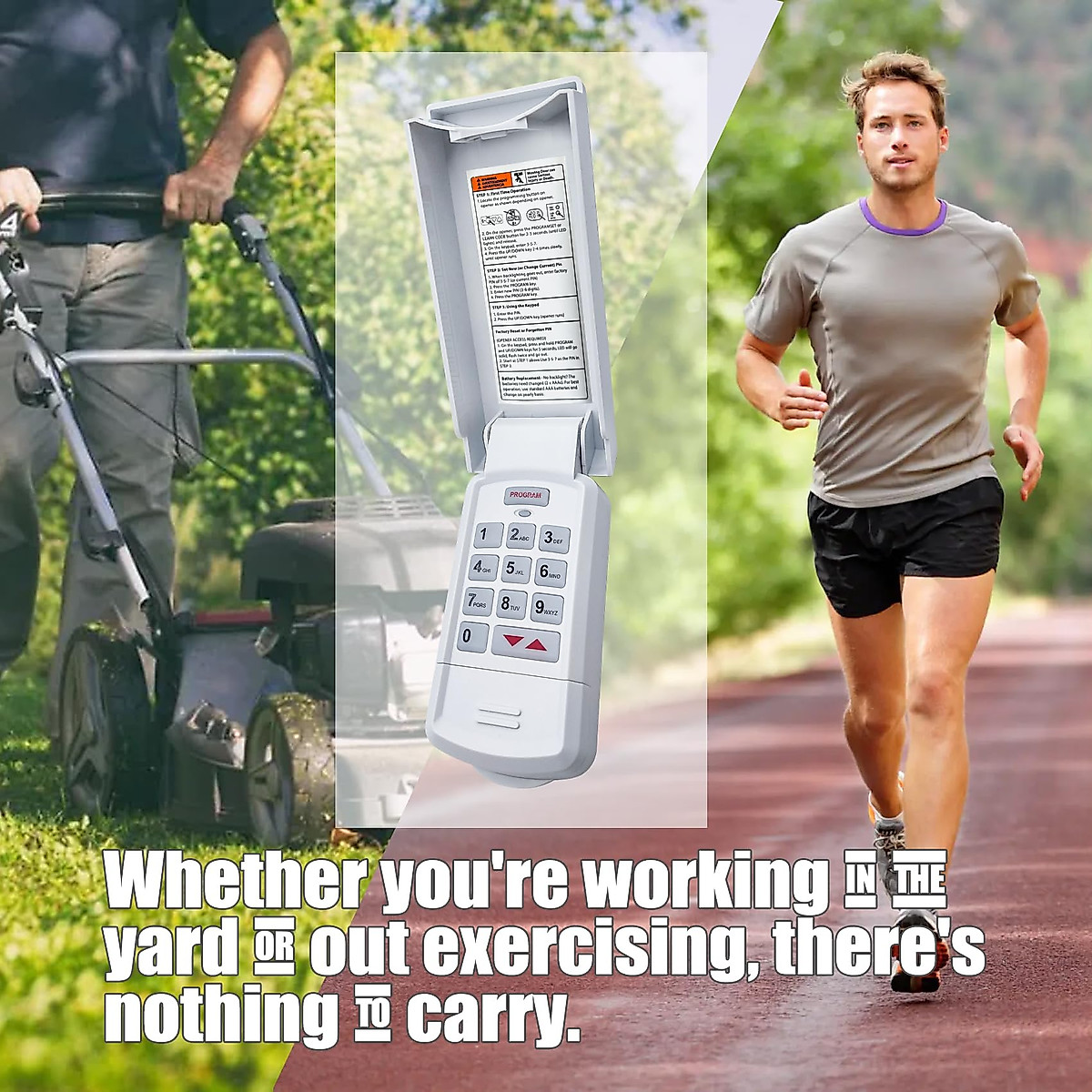 OKP-BX Replace for Overhead Door Keypad, Compatible with All Overhead Door Genie Garage Door Openers Since 1995, Replacement for GK-R GWK-IC, OKP-BX 37225R, GK-BX, ACSDG, ACSDA1, 5Year Warranty