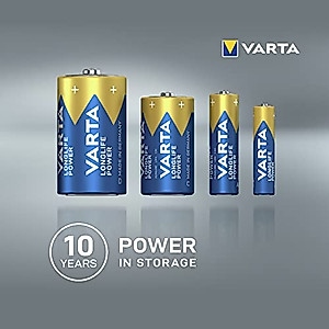 VARTA Longlife Power AAA Micro LR03 Alkaline Battery (10-Pack) - Made in Germany - Ideal for Toys, Torches, Controllers and Other Battery-Powered Devices