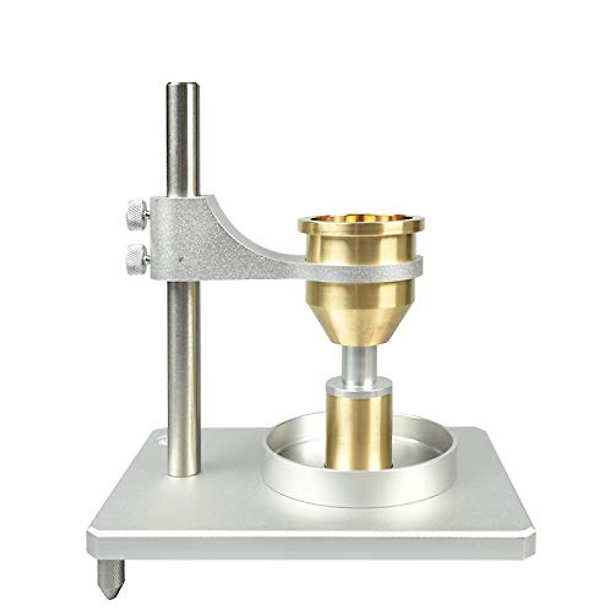 YUCHENGTECH P-o-w-d-e-r Flow Ability Tester Hall Flow Meter Bulk Density Meter P-o-w-d-e-r Bulk Density Meter for Metal PVC/PE P-o-w-d-e-r (Standard Hall Flow Meter (with a 2.5mm and a 5.0mm)