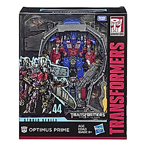 Transformers Toys Studio Series 44 Leader Class Dark of The Moon Movie Optimus Prime Action Figure - Kids Ages 8 & Up, 8.5"