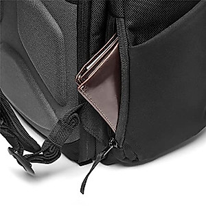 Manfrotto MB MA2-BP-BFR Advanced Befree Camera Backpack, Fits 15 Inch Laptop, Rear Access, Expandable Side Pocket for Travel Tripod, for DSLR/Mirrorrless/CSC/Drone and Standard Lenses - Black