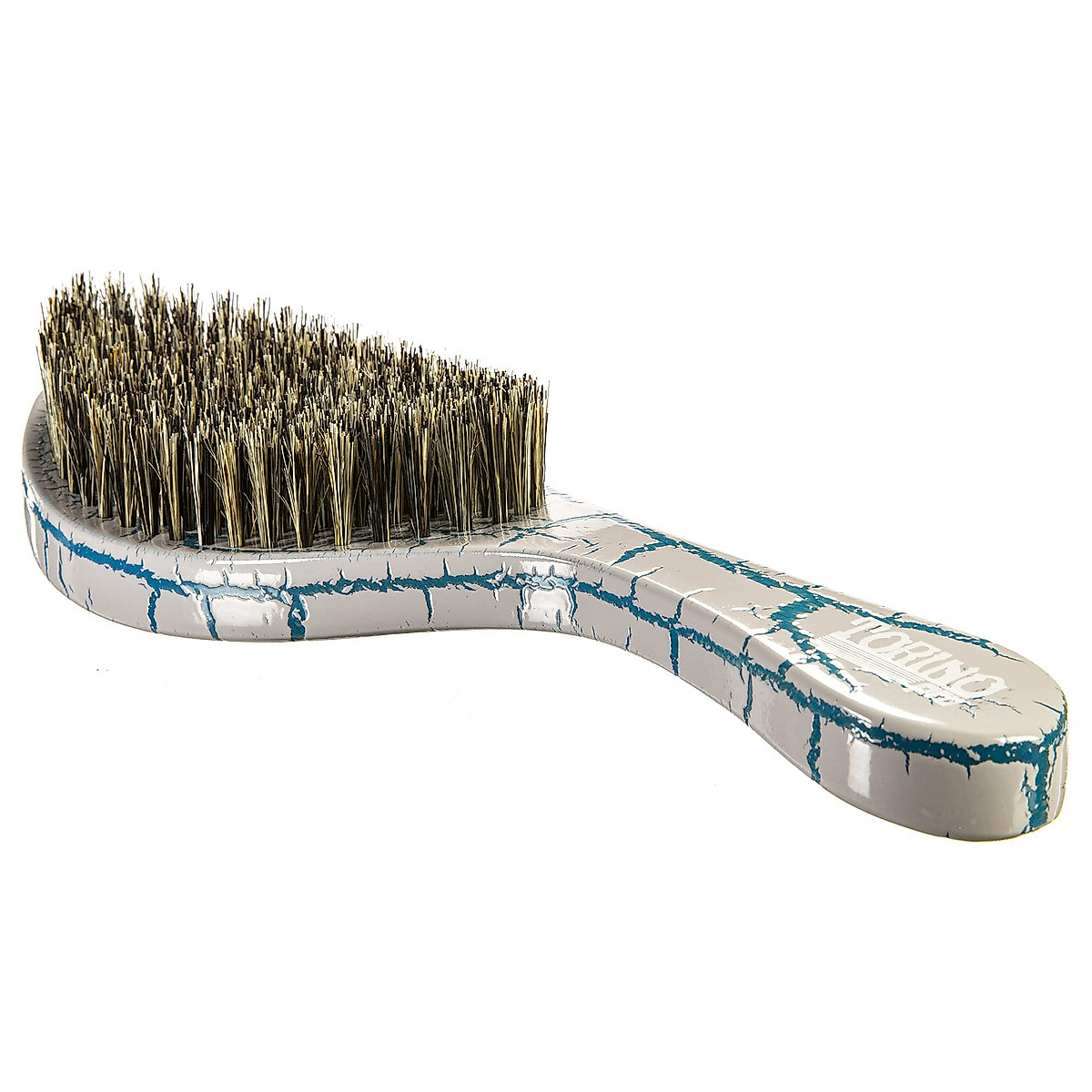 Torino Pro Curve Wave brush #139- Medium 100% Boar Bristle Curved 360 Wave Brush - Great for laying down 360 waves and use before using wave cap or durag - Luxury waves brush for men 360