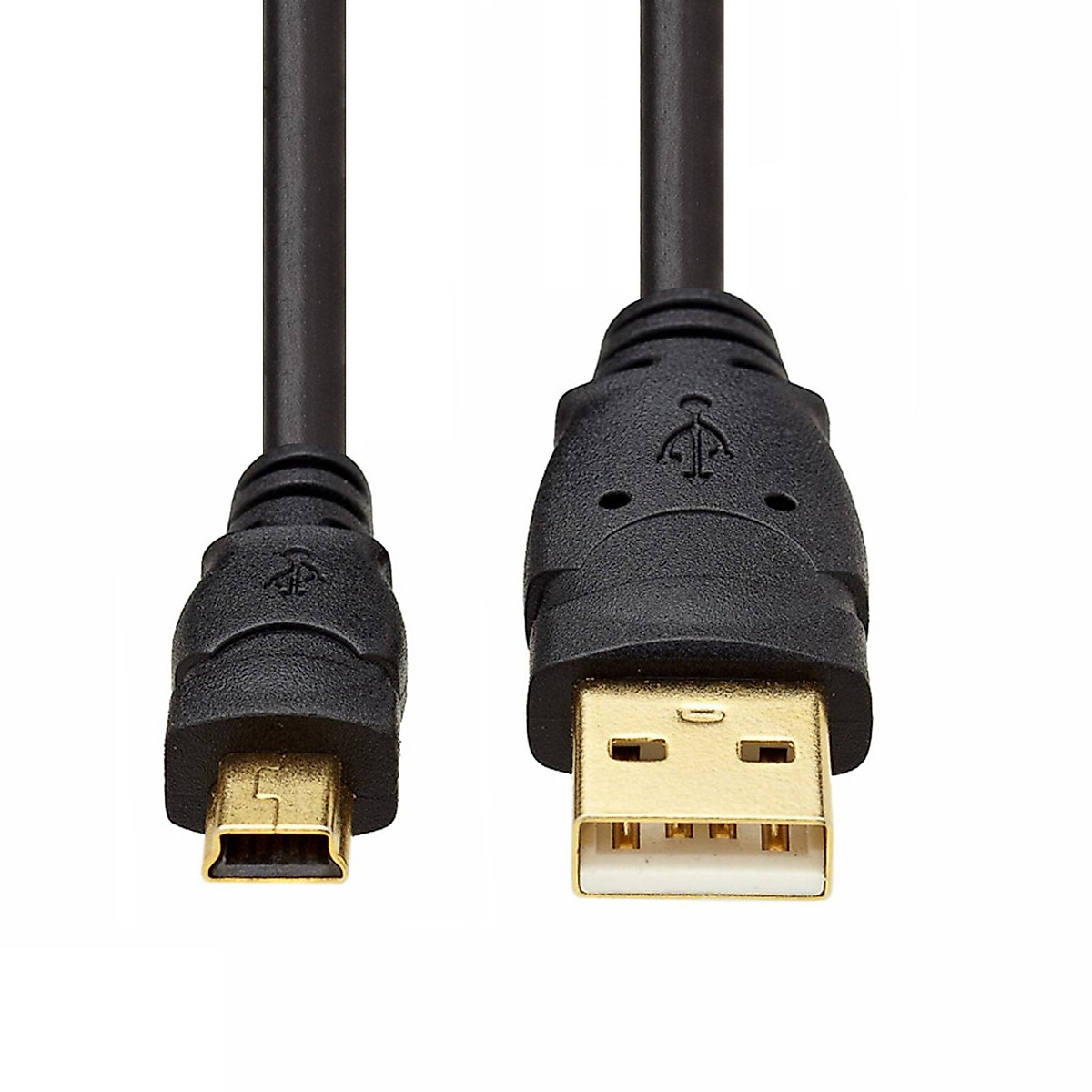 Mediabridge USB 2.0 - Mini-USB to USB Cable (8 Feet) - High-Speed A Male to Mini B with Gold-Plated Connectors