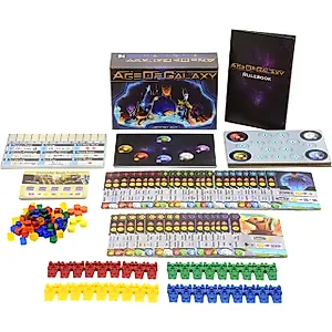 ICE MAKES Age of Galaxy | Strategy Card Game | 4X Space Game | Board Games | Pocket Size, Travel and Family Friendly | 1-4 Players Board Game Adventure | 14+ Years