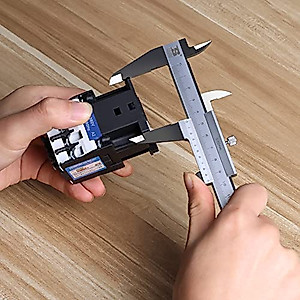 Vernier Caliper Stainless Steel Non-Digital Caliper, 0-200mm Metric Manual Micrometer Caliper, 0.02mm Accuracy High Precision Caliper, Durable Slide Caliper Measuring Tool