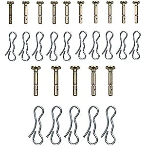Aupll Replace Shear Pins&Cotters 15Pk MTD Craftsman SnowBlowers 738-04124A 714-04040