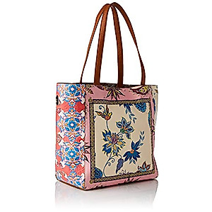 Desigual Women's PU Shopping Bag, Red, U