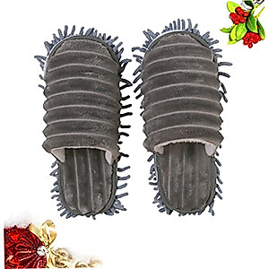 JEWEDECO 1 Pair Man Sandals Home Slippers for Men Household Cleaner Floor Cleaning Shoes Floor Buffing Slippers Mopping Socks Cleaning Slipper Women Slipper Vacuum Cleaner Leisure Shoes